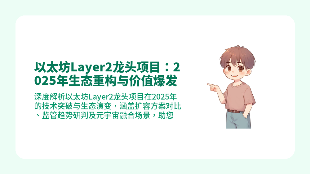 以太坊Layer2龙头项目：2025年生态重构与价值爆发临界点