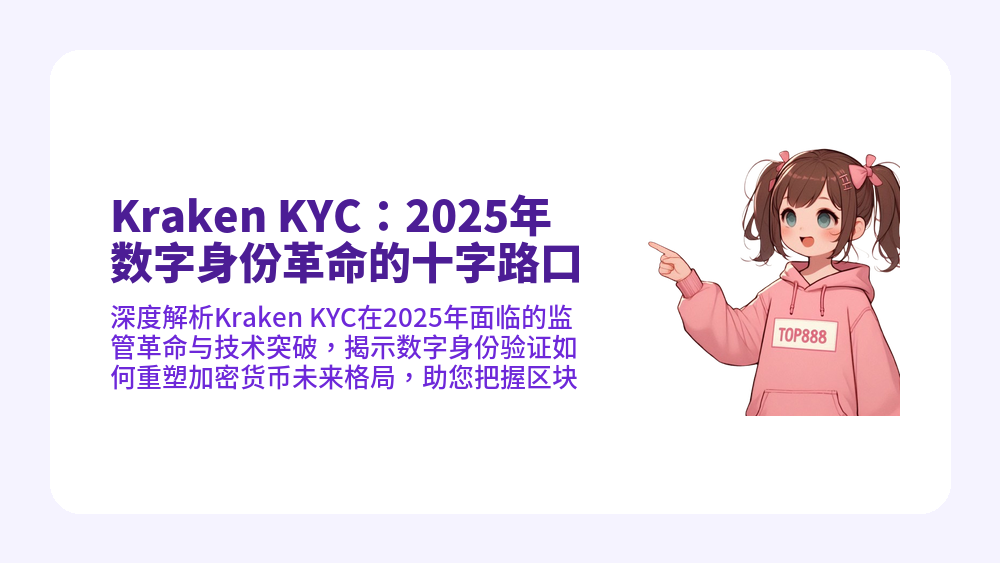 Kraken KYC：2025年数字身份革命的十字路口