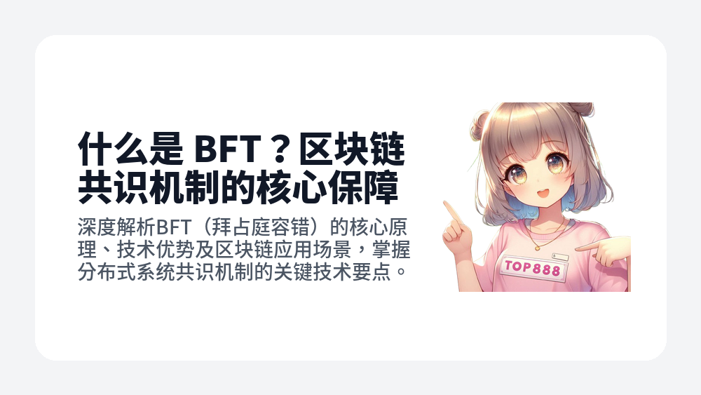 什么是 BFT？区块链共识机制的核心保障