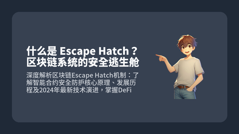 什么是 Escape Hatch？区块链系统的安全逃生舱详解