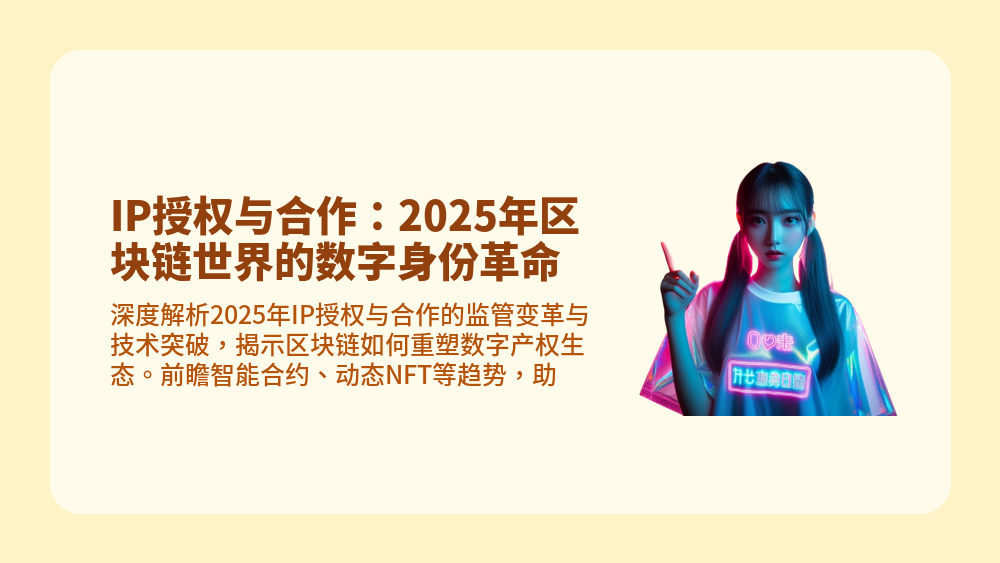 IP授权与合作：2025年区块链世界的数字身份革命
