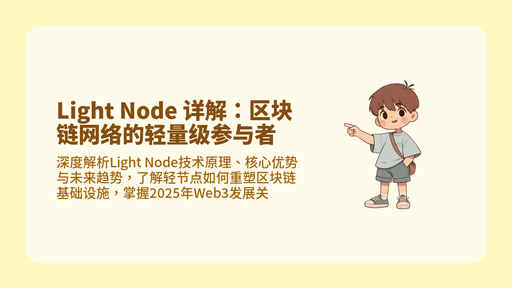 Light Node 详解：区块链网络的轻量级参与者