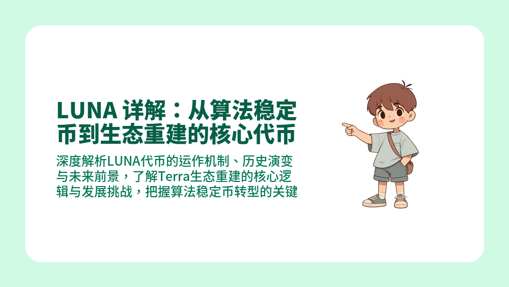LUNA 详解：从算法稳定币到生态重建的核心代币