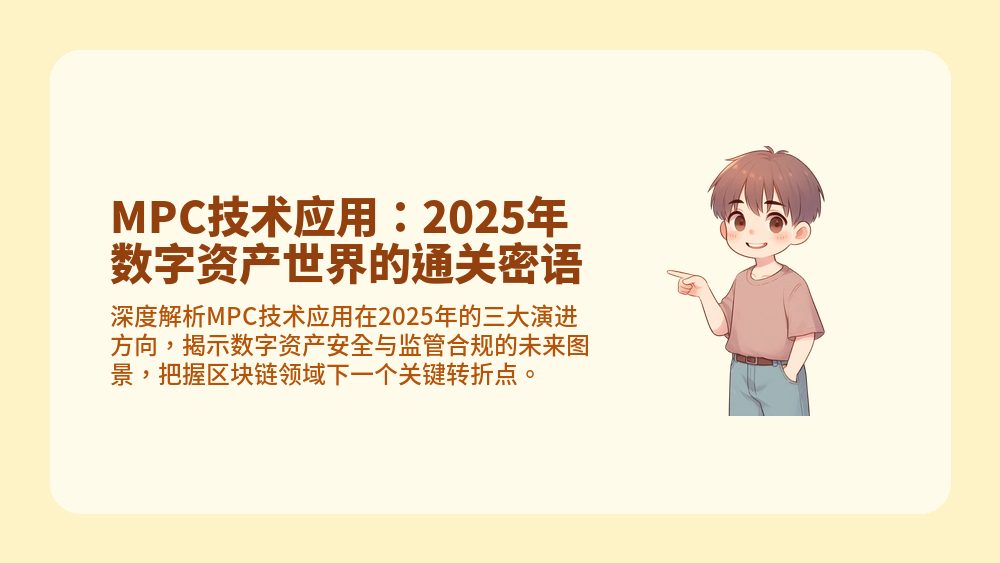 MPC技术应用：2025年数字资产世界的通关密语