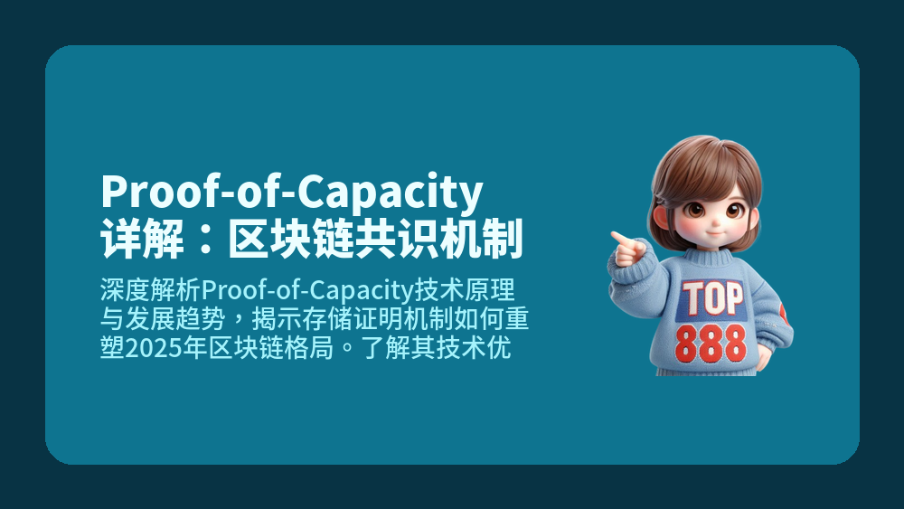 Proof-of-Capacity 详解：区块链共识机制的存储革命