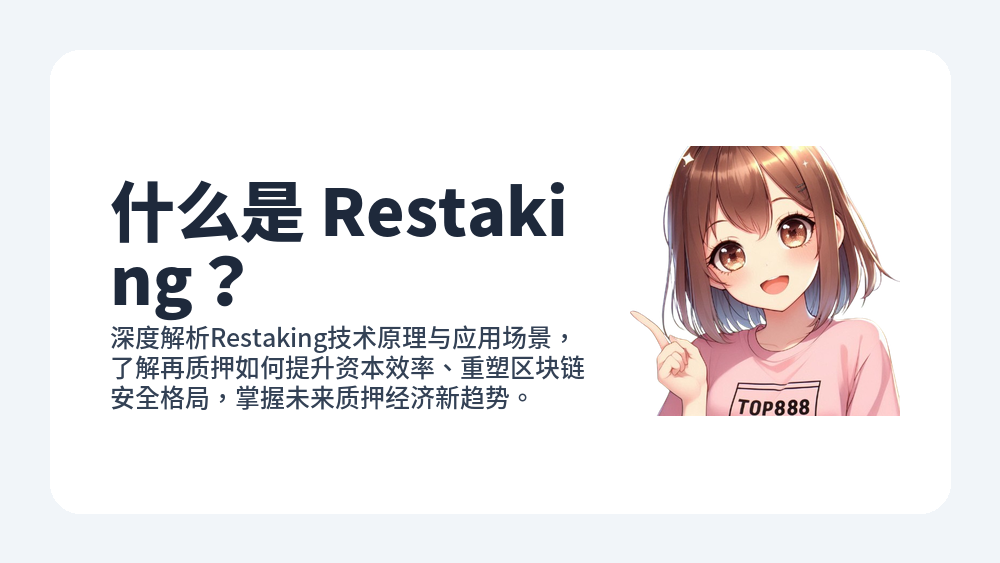 什么是 Restaking？