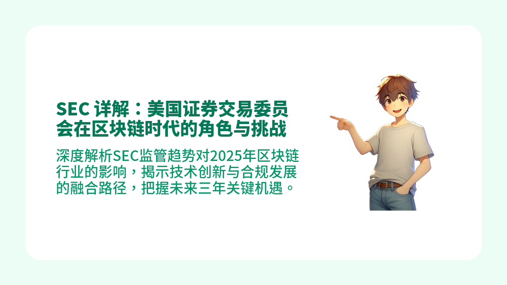 SEC 详解：美国证券交易委员会在区块链时代的角色与挑战