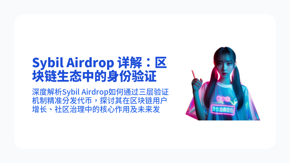 Sybil Airdrop 详解：区块链生态中的身份验证与代币分发机制