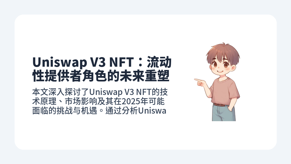 Uniswap V3 NFT：流动性提供者角色的未来重塑与2025年展望