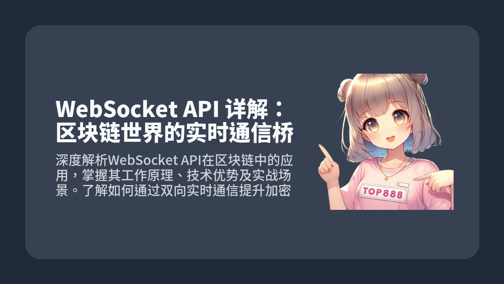 WebSocket API 详解：区块链世界的实时通信桥梁