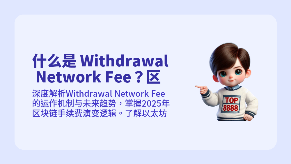 什么是 Withdrawal Network Fee？区块链提币手续费详解
