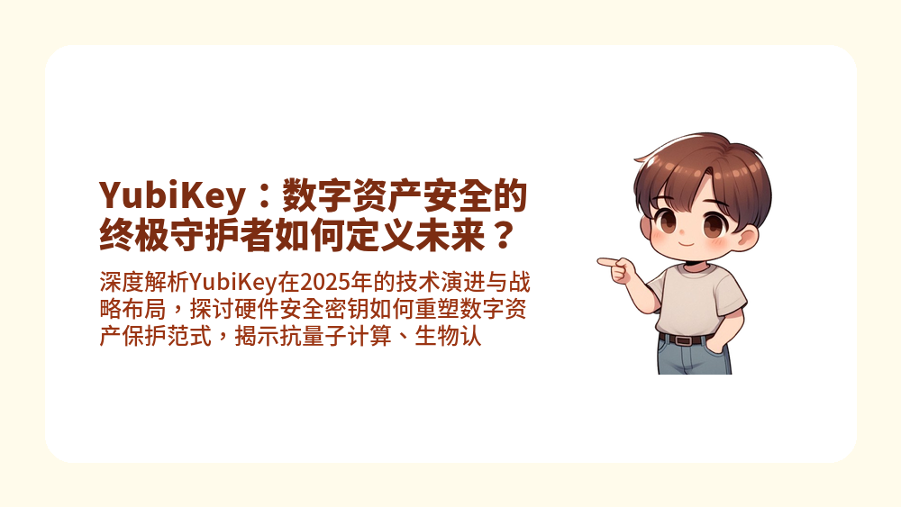 YubiKey：数字资产安全的终极守护者如何定义未来？