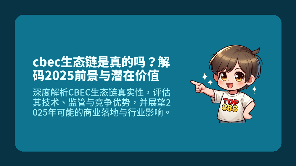 cbec生态链是真的吗？解码2025前景与潜在价值