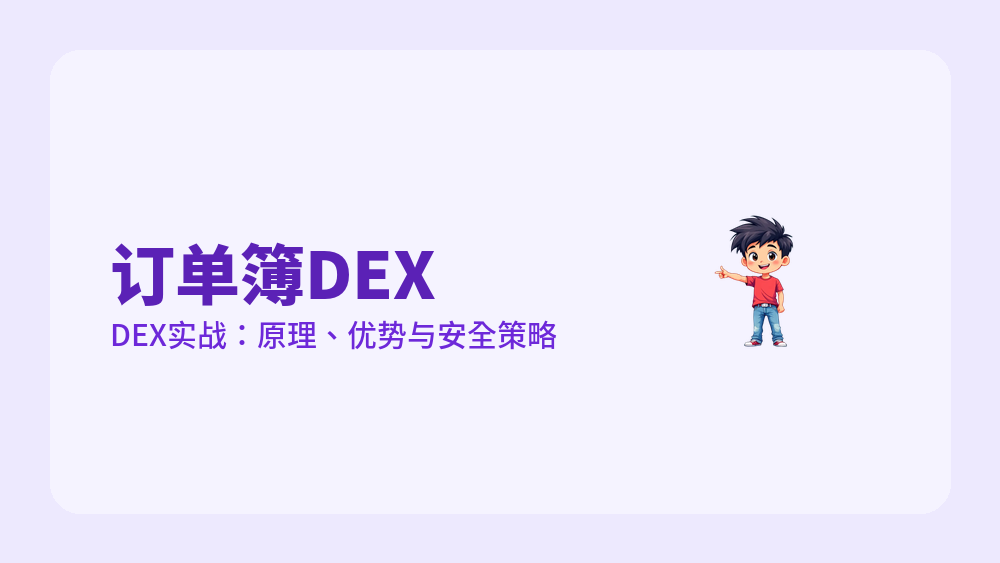 订单簿DEX：去中心化交易的未来与实战指南