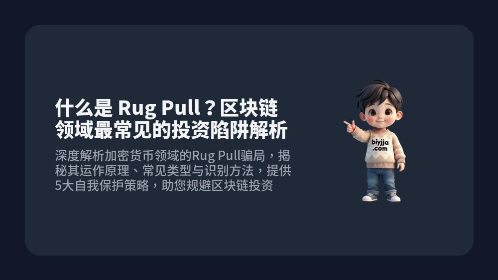 什么是 Rug Pull？区块链领域最常见的投资陷阱解析