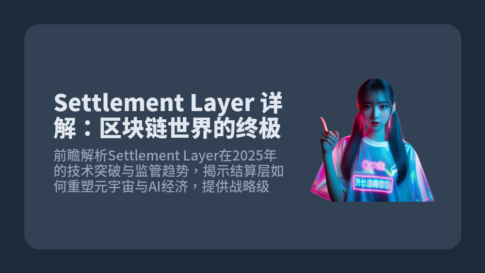 Settlement Layer 详解：区块链世界的终极账本