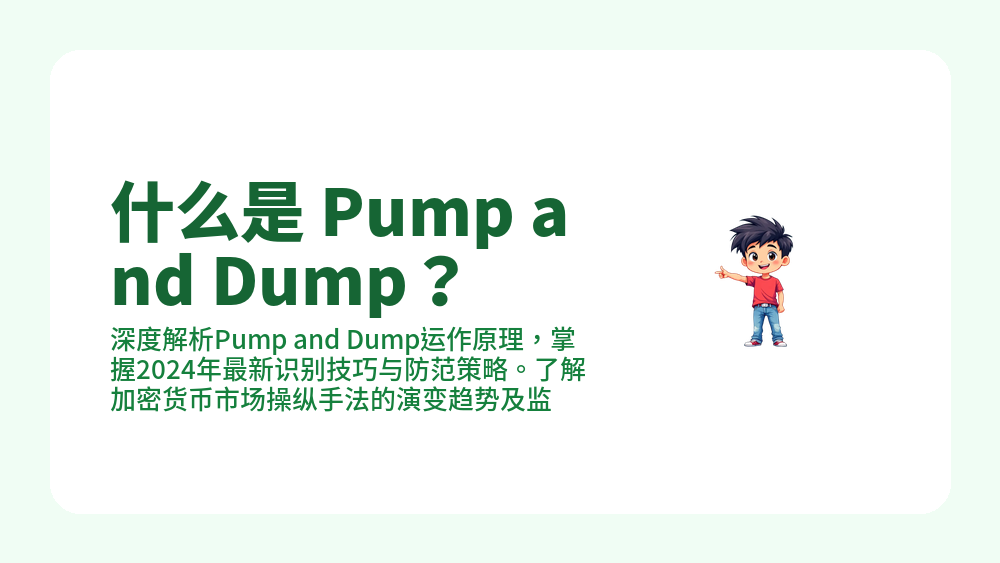 什么是 Pump and Dump？